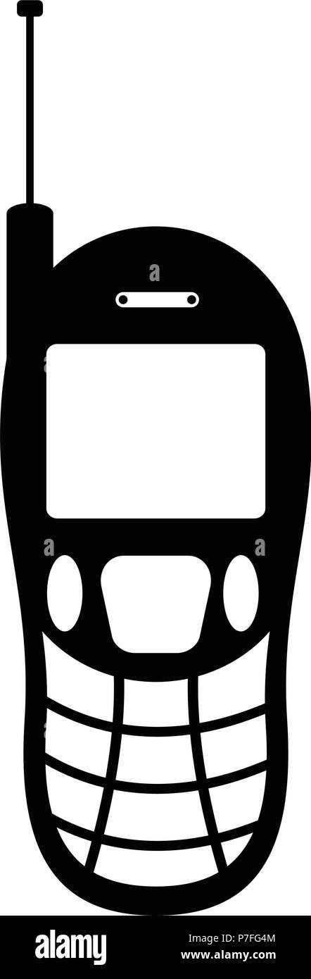 Isolated old cellphone icon Stock Vector Image & Art - Alamy
