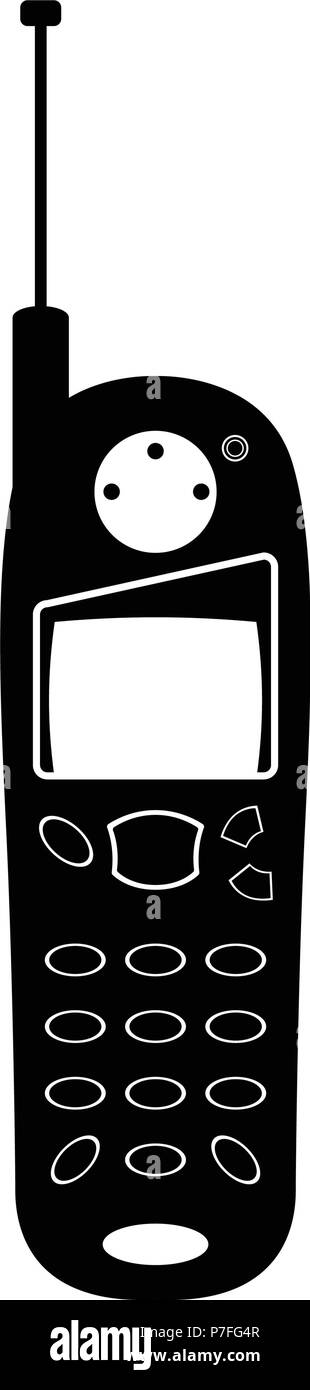 Isolated old cellphone icon Stock Vector Image & Art - Alamy