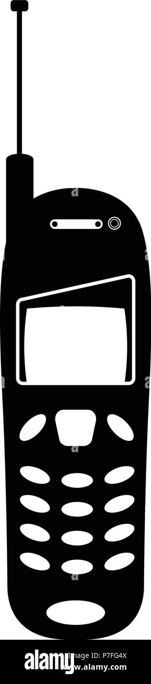 Isolated old cellphone icon Stock Vector Image & Art - Alamy