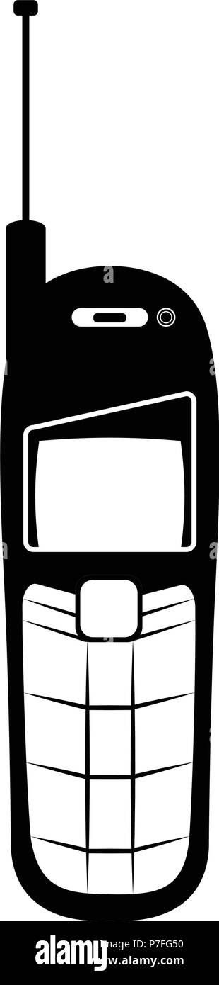 Isolated old cellphone icon Stock Vector Image & Art - Alamy