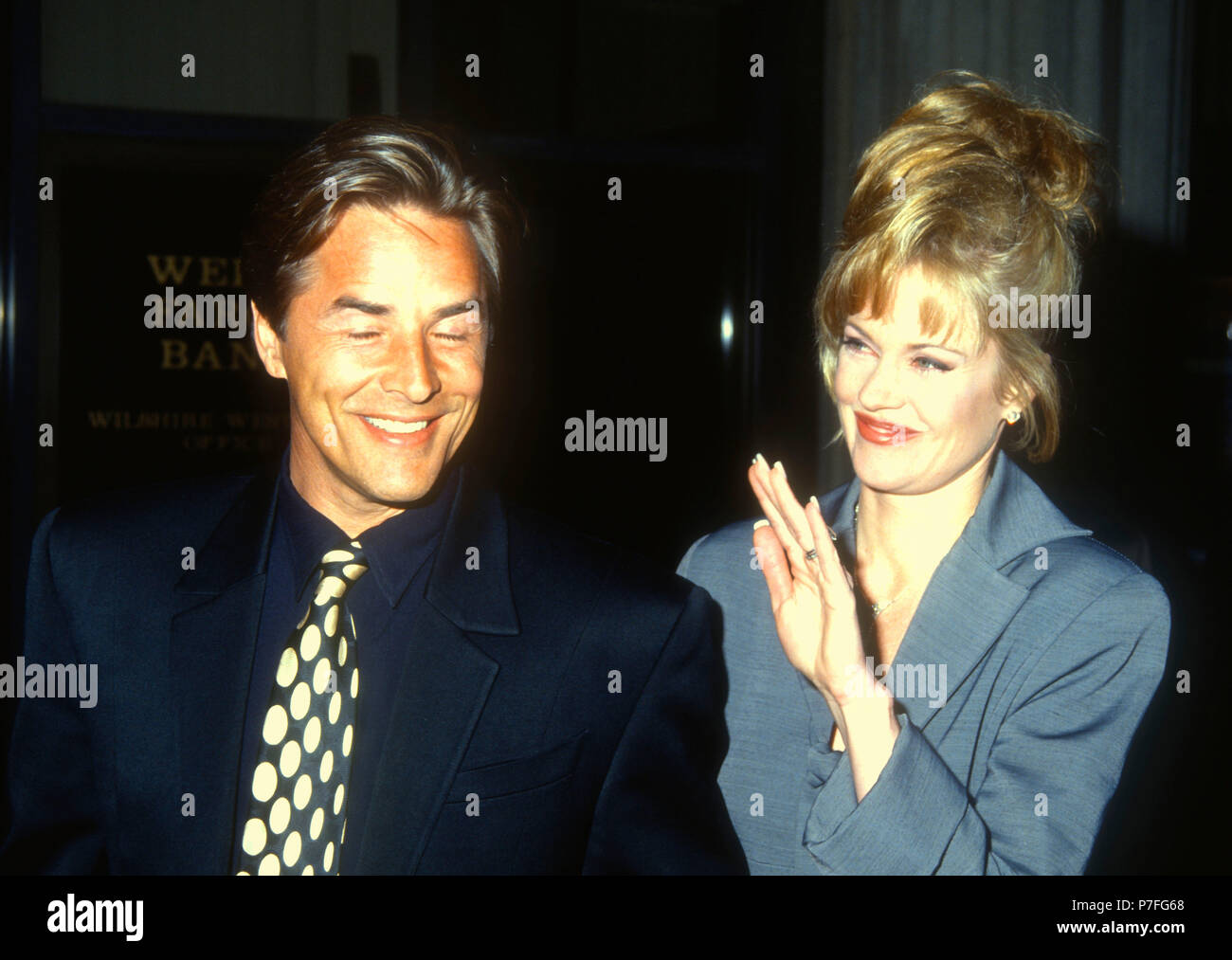 Melanie griffith don johnson 1992 hi-res stock photography and images ...
