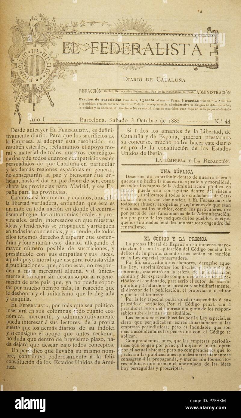 Federalista hi-res stock photography and images - Alamy