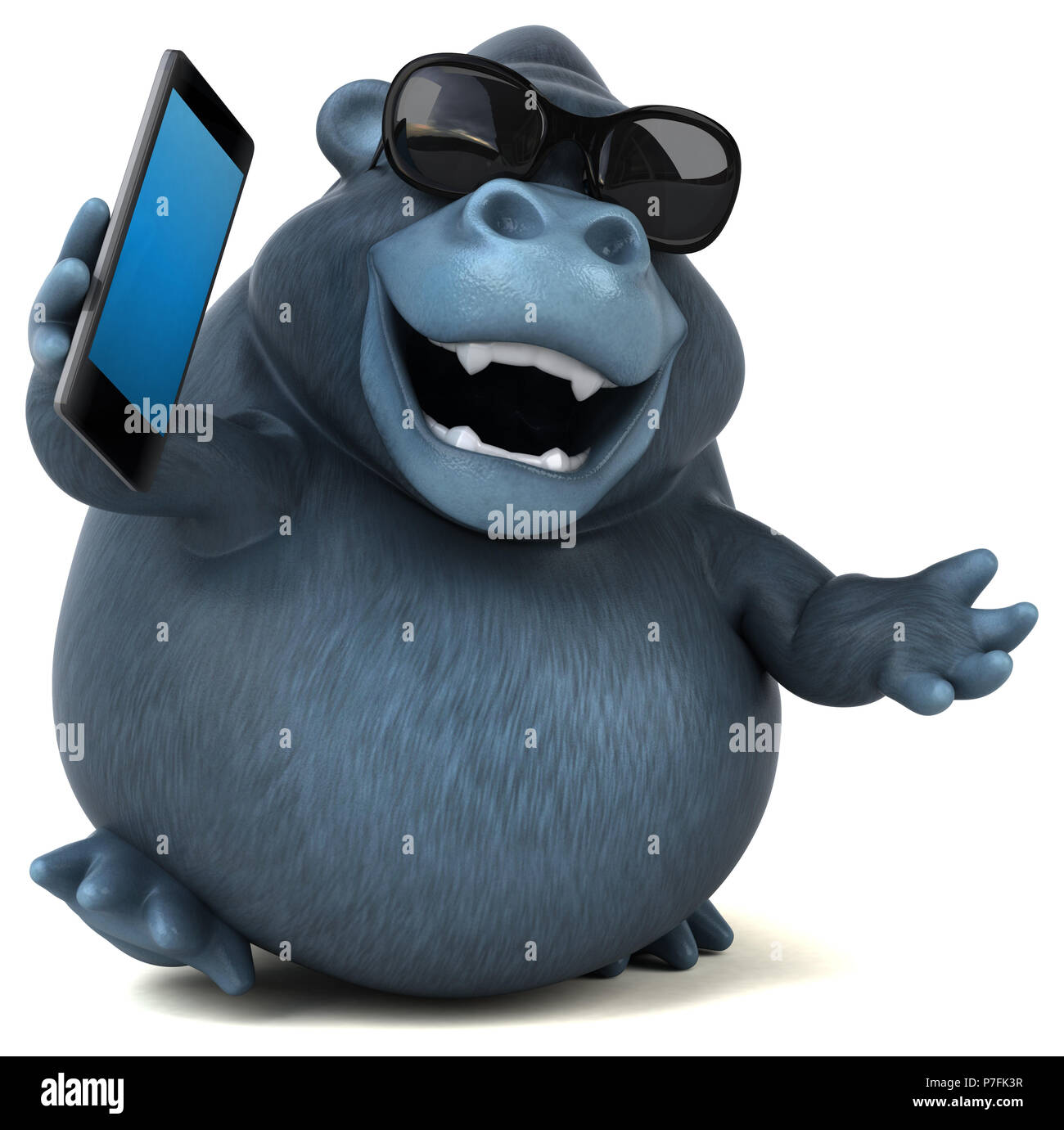 Gorilla zoo phone hi-res stock photography and images - Alamy