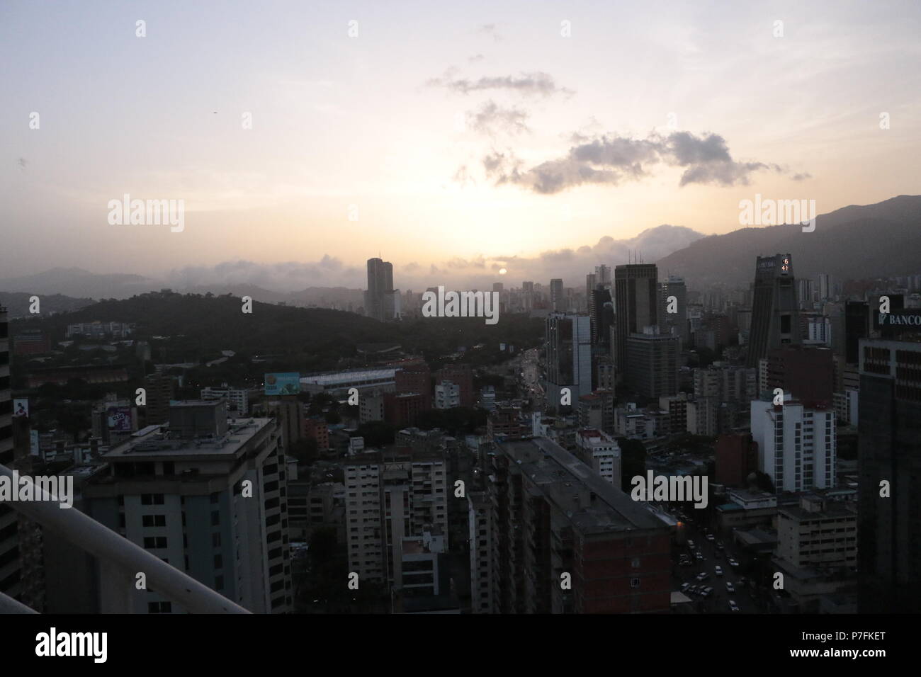 Sabana Grande Caracas Business District from CitiBank Tower (El Recreo ...