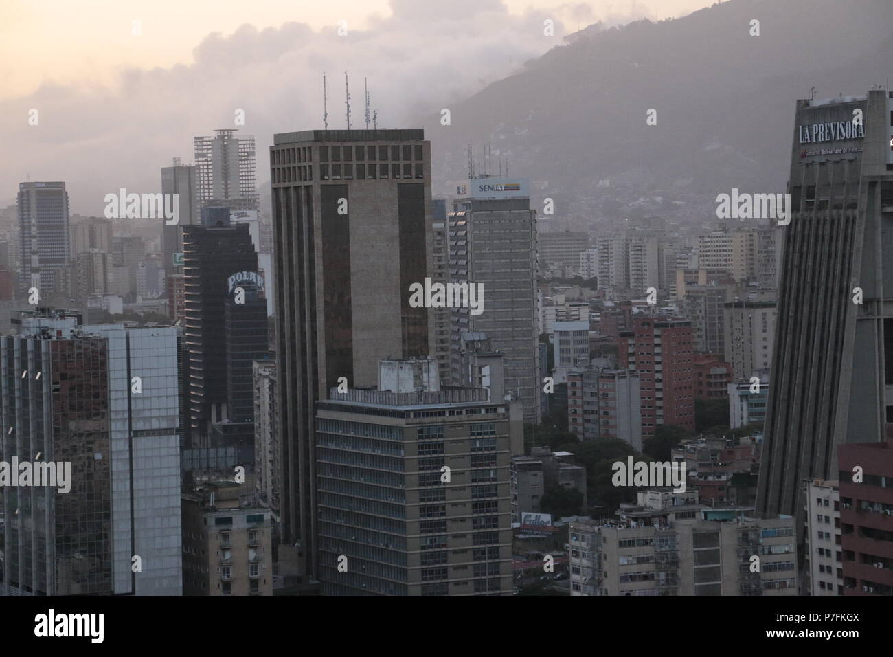 Sabana Grande Caracas Business District from CitiBank Tower (El Recreo ...