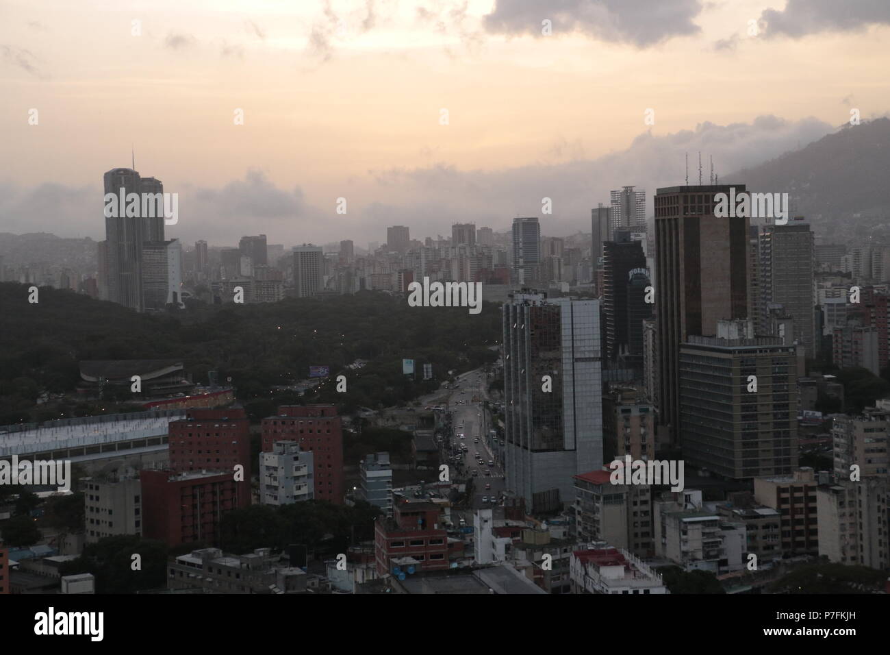 Caracas city view from el hi-res stock photography and images - Alamy