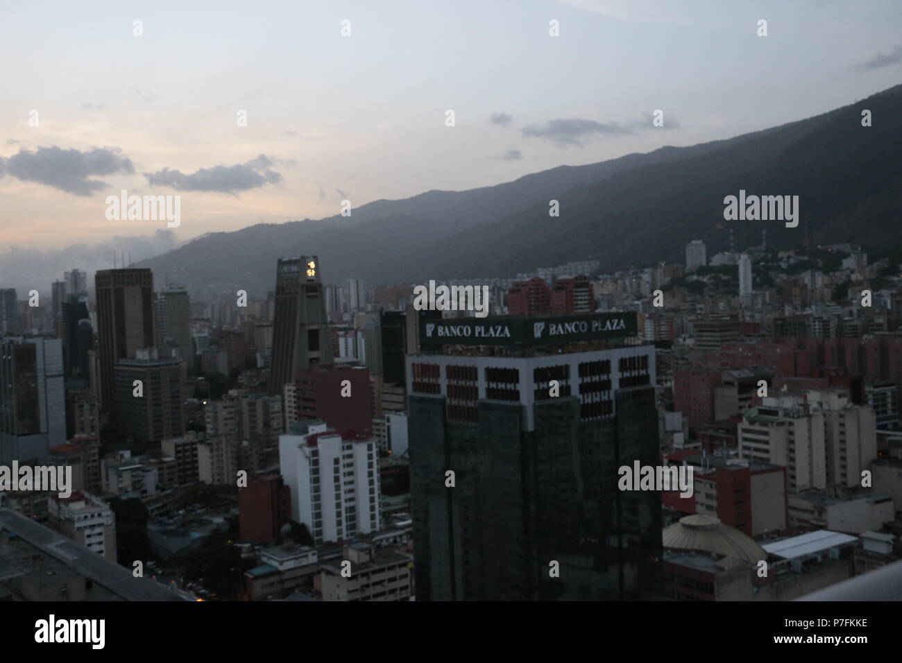 Sabana Grande Caracas Business District from CitiBank Tower (El Recreo ...