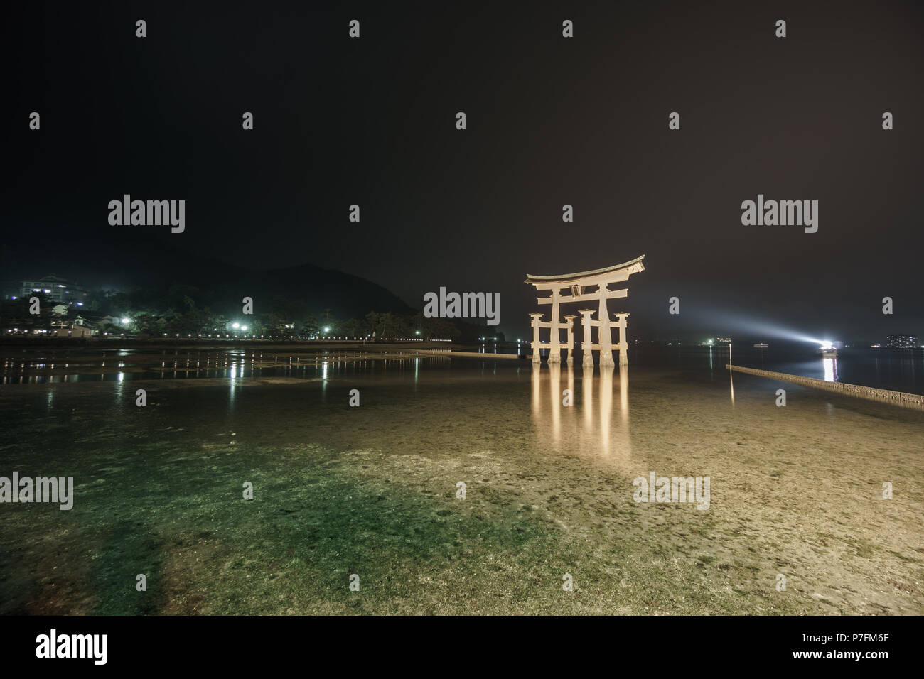 Ultra wide angle long exposure of Miyajima with Floating Torii gate ...