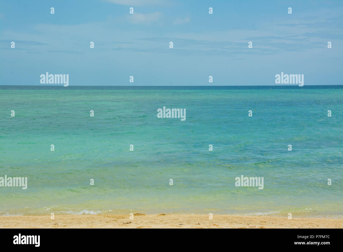 landscape of sea with sky Stock Photo - Alamy