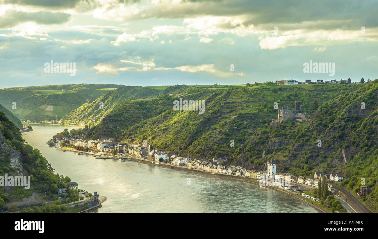 Germany River Rhine From Lorelei High Resolution Stock Photography and ...