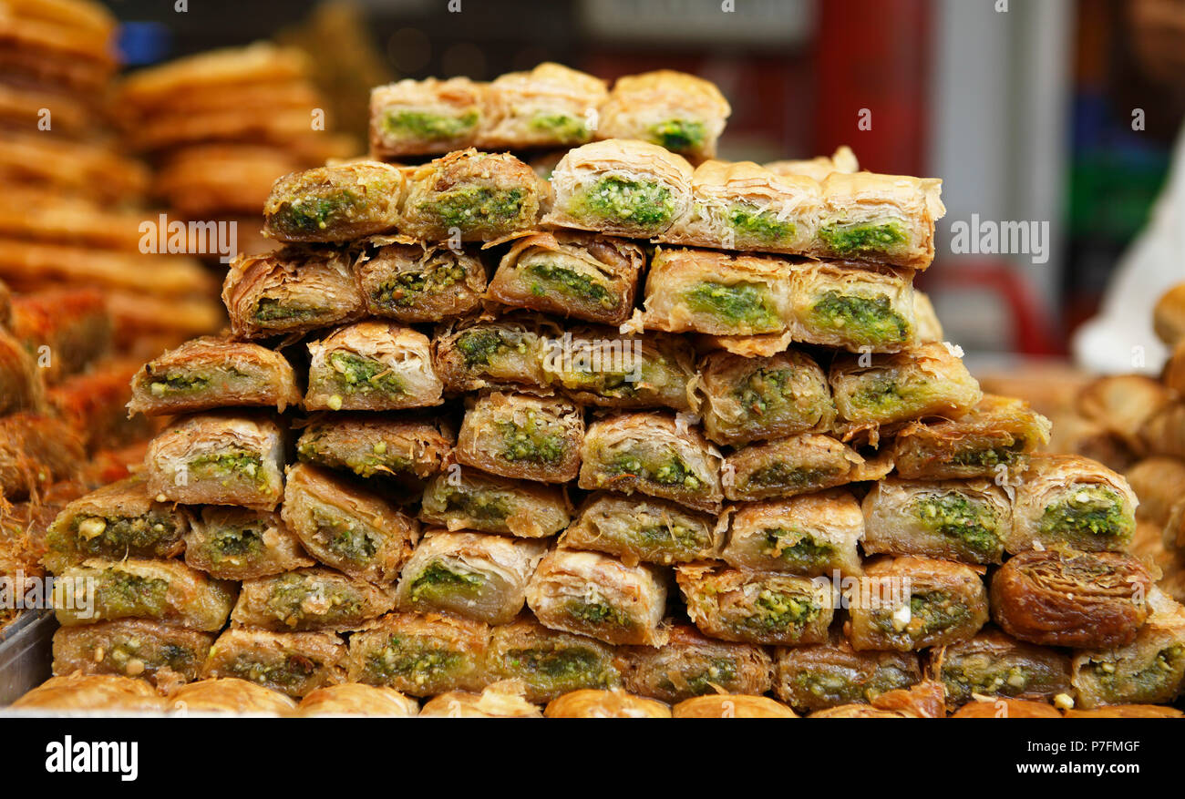 Stacked baklava hi-res stock photography and images - Alamy