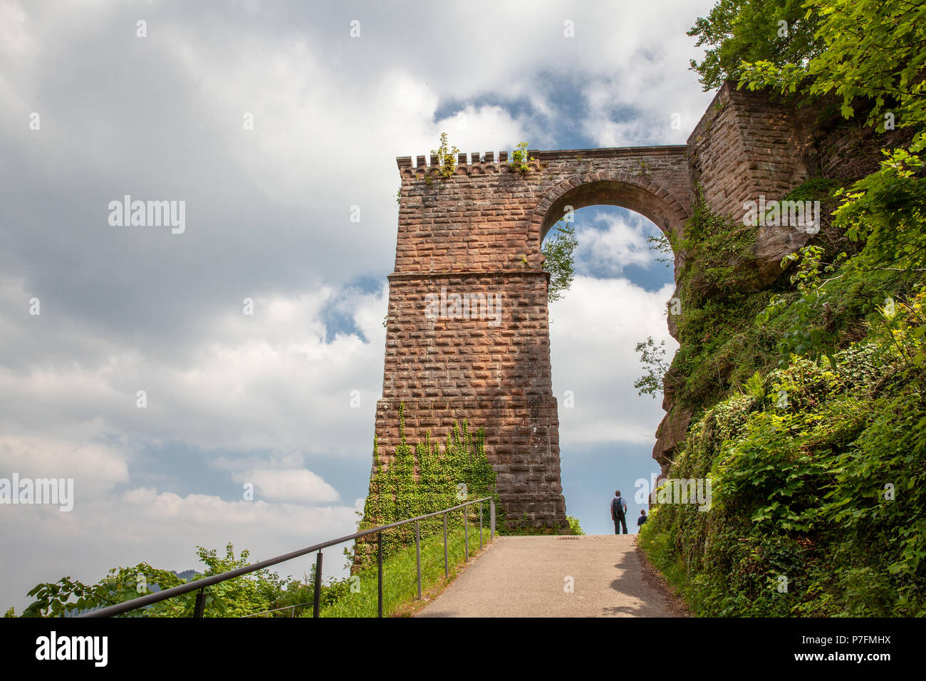 Trifels Castle in the southern Palatinate Forest Sauth Germany Stock ...