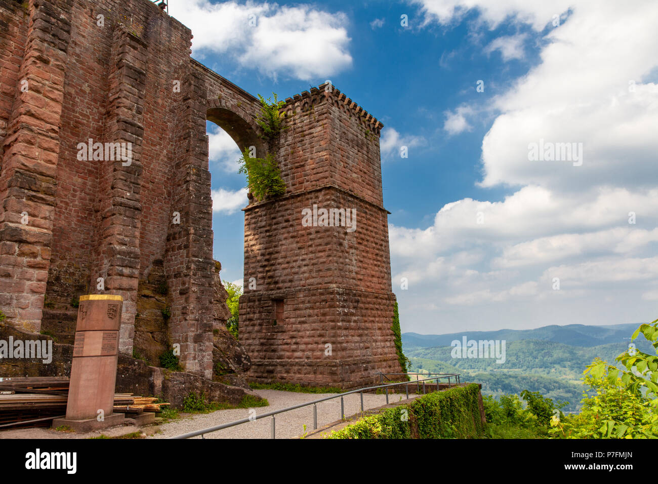 Tower of trifels castle in germany hi-res stock photography and images ...