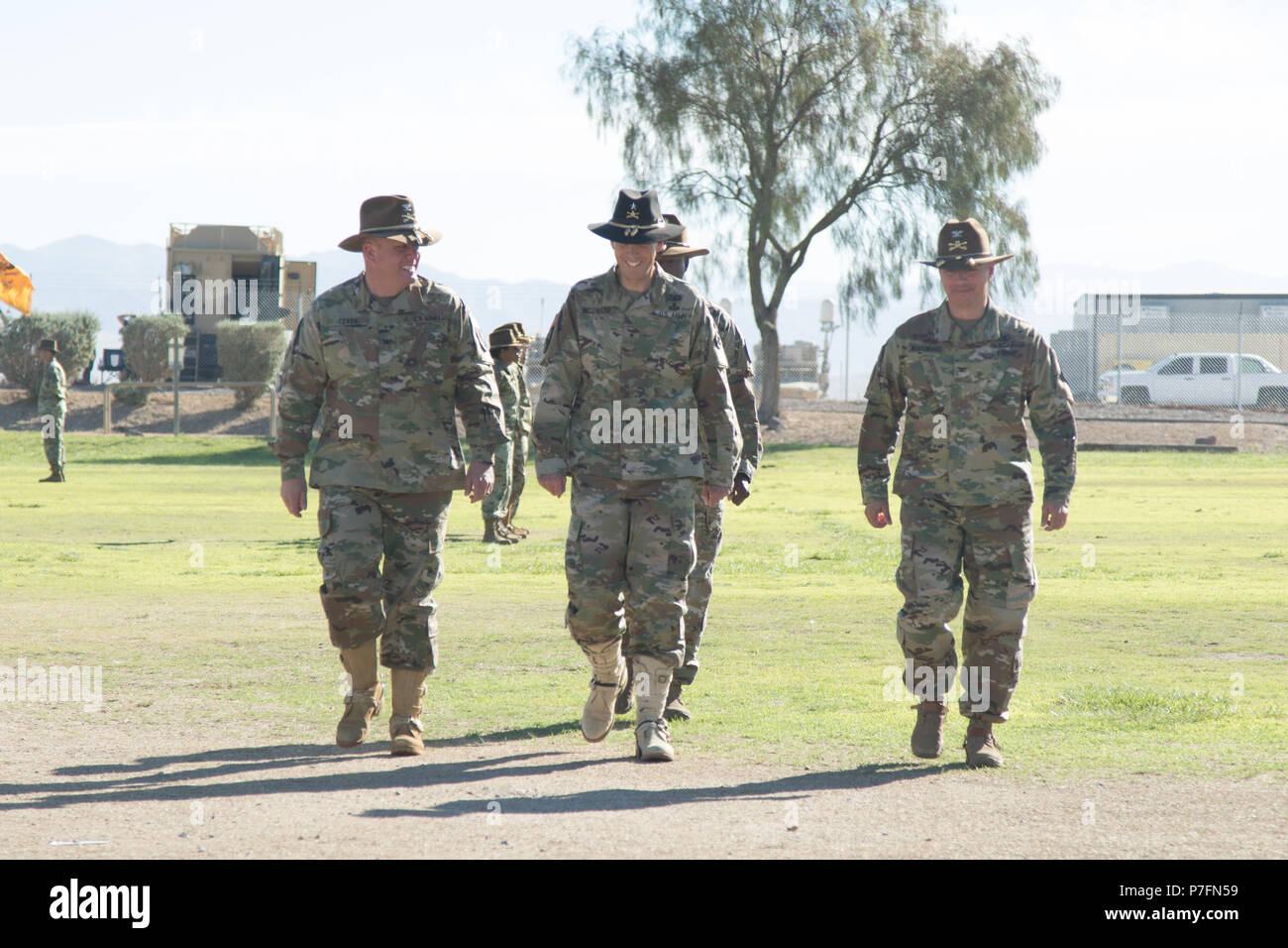 U.S. Army Col. Joseph Clark, outgoing commander, 11th Armored Cavalry ...