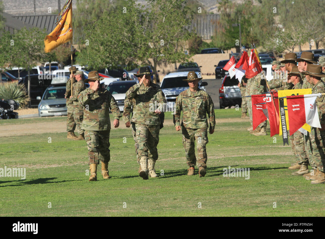 U.S. Army Col. Joseph Clark, outgoing commander, 11th Armored Cavalry ...