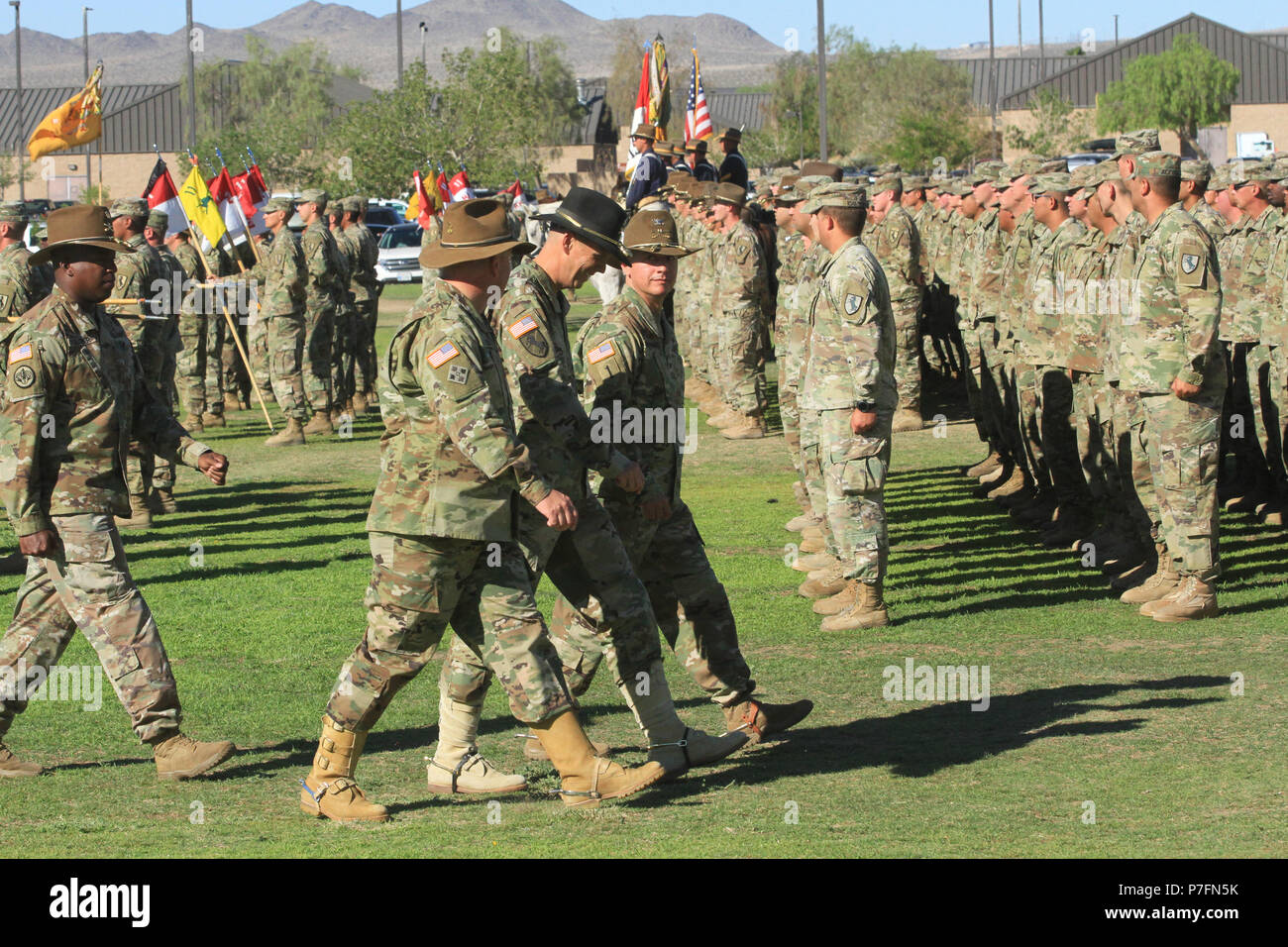 U.S. Army Col. Joseph Clark, outgoing commander, 11th Armored Cavalry ...