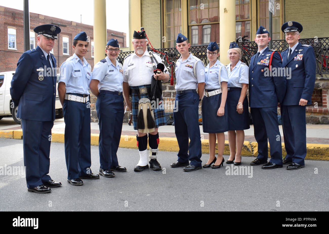 Following a roadway dedication ceremony in Boyertown Pa., June 28, 2018 ...