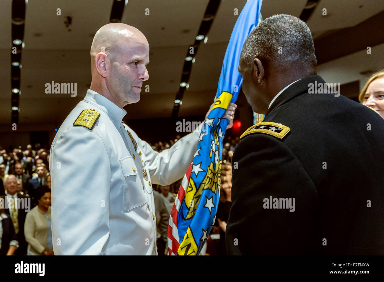 Navy Rear Adm. John Palmer took command of Defense Logistics Agency ...