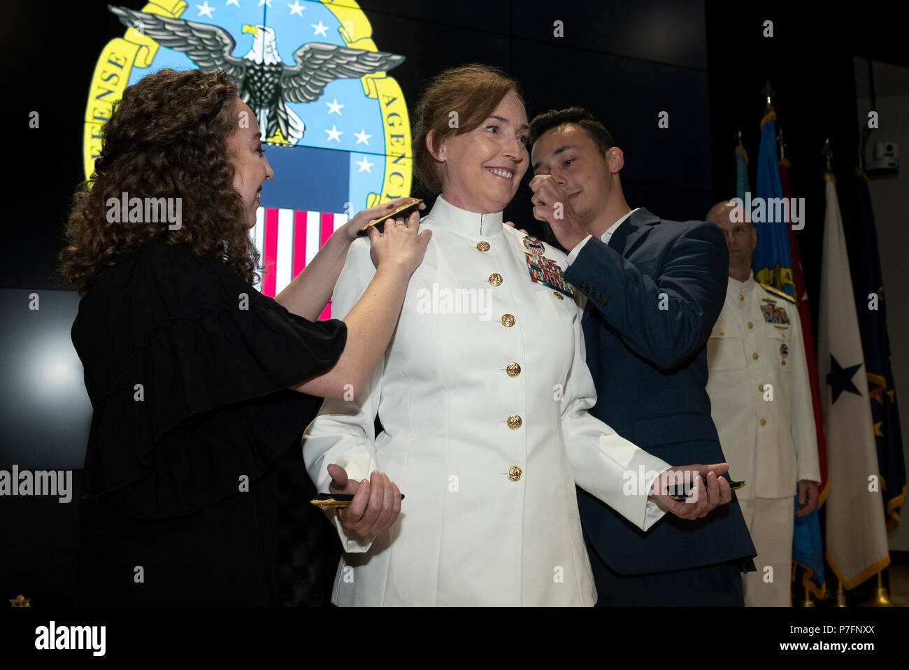 U.S. Navy Rear Adm. Michelle Skubic garnered her second star in a ...
