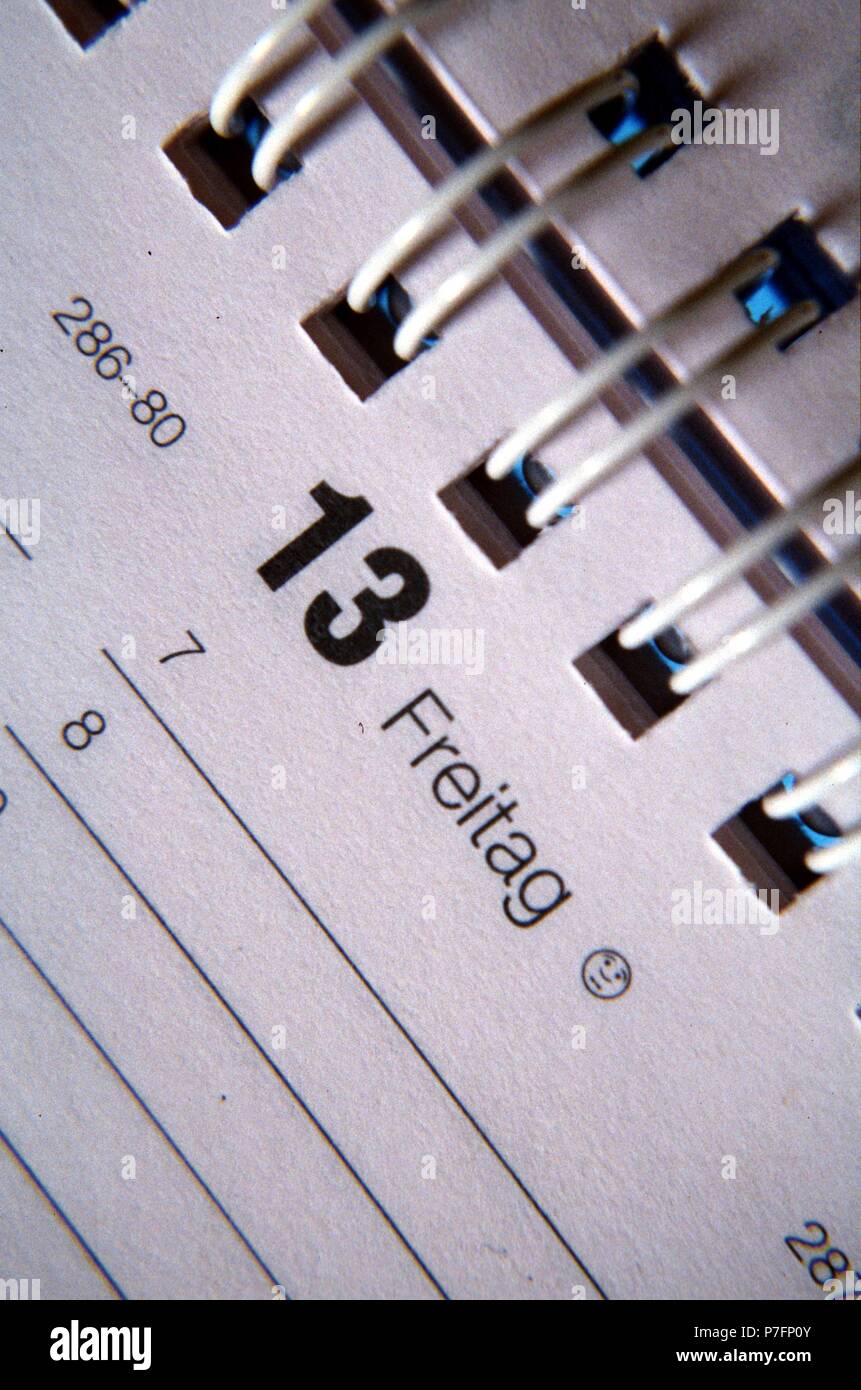 Friday 13th calendar hi-res stock photography and images - Alamy