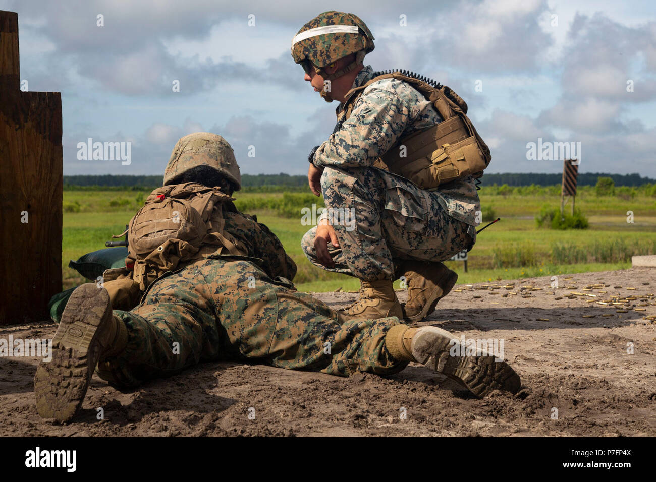U.S. Marine Corps Staff Sgt. Henry Jones, combat instructor, Fox ...