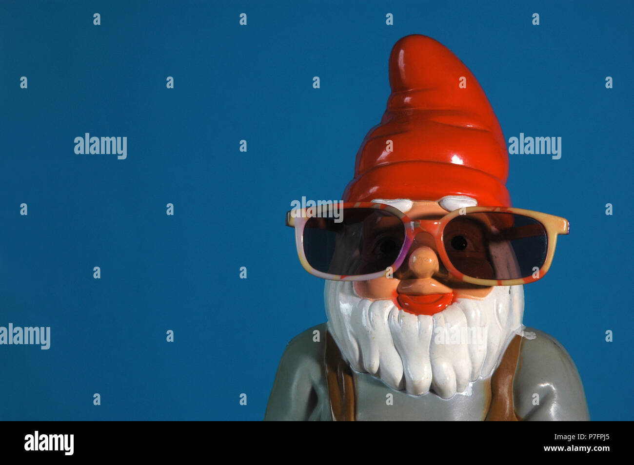 Garden gnome with sunglasses, Germany Stock Photo - Alamy