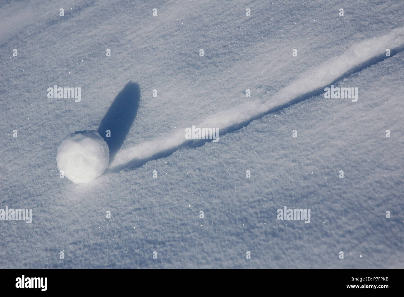 Track in the snow hi-res stock photography and images - Alamy