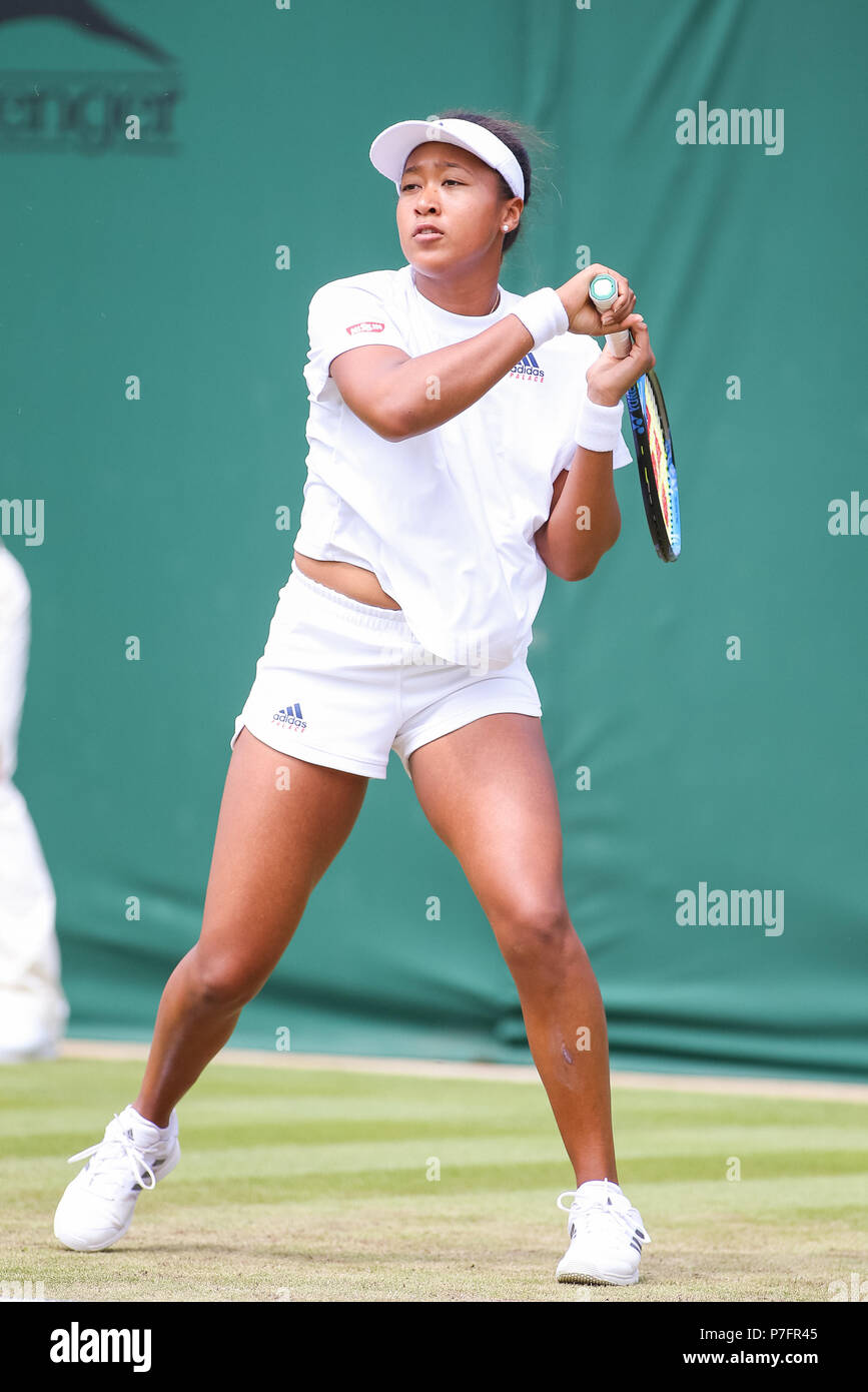 London, UK. 5th July, 2018. Naomi Osaka (JPN) Tennis : Naomi Osaka of ...