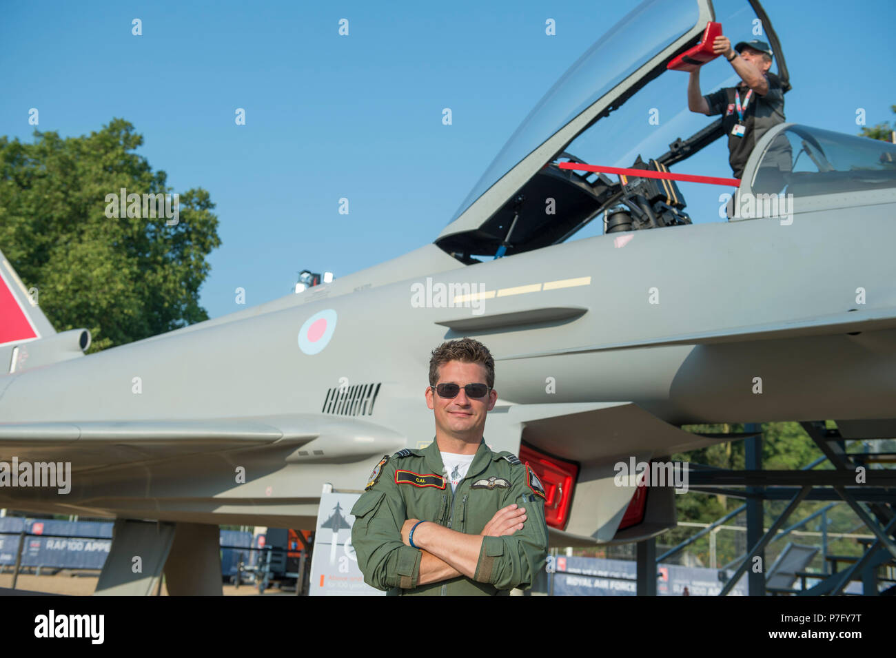Horse Guards Parade, London, UK. 6 July, 2018. RAF100, an exhibition of ...