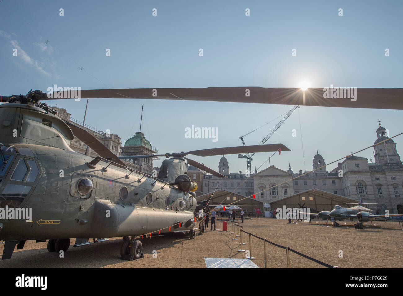 Horse Guards Parade, London, UK. 6 July, 2018. RAF100, an exhibition of ...