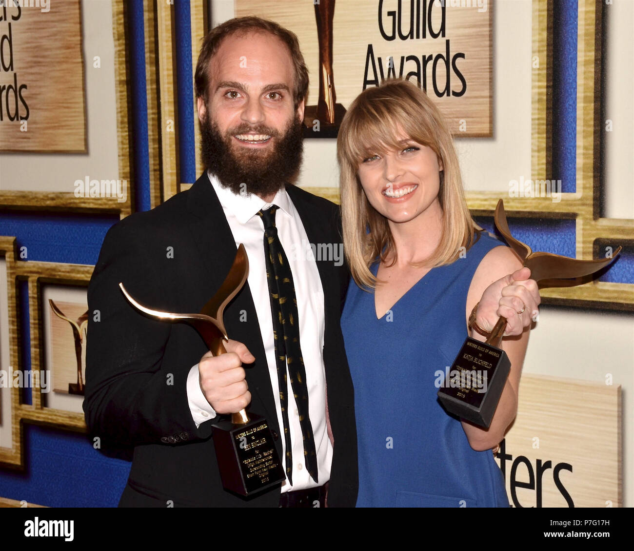 May 11, 2015 - Beverly Hills, California, USA - BEN SINCLAIR and KATJA ...
