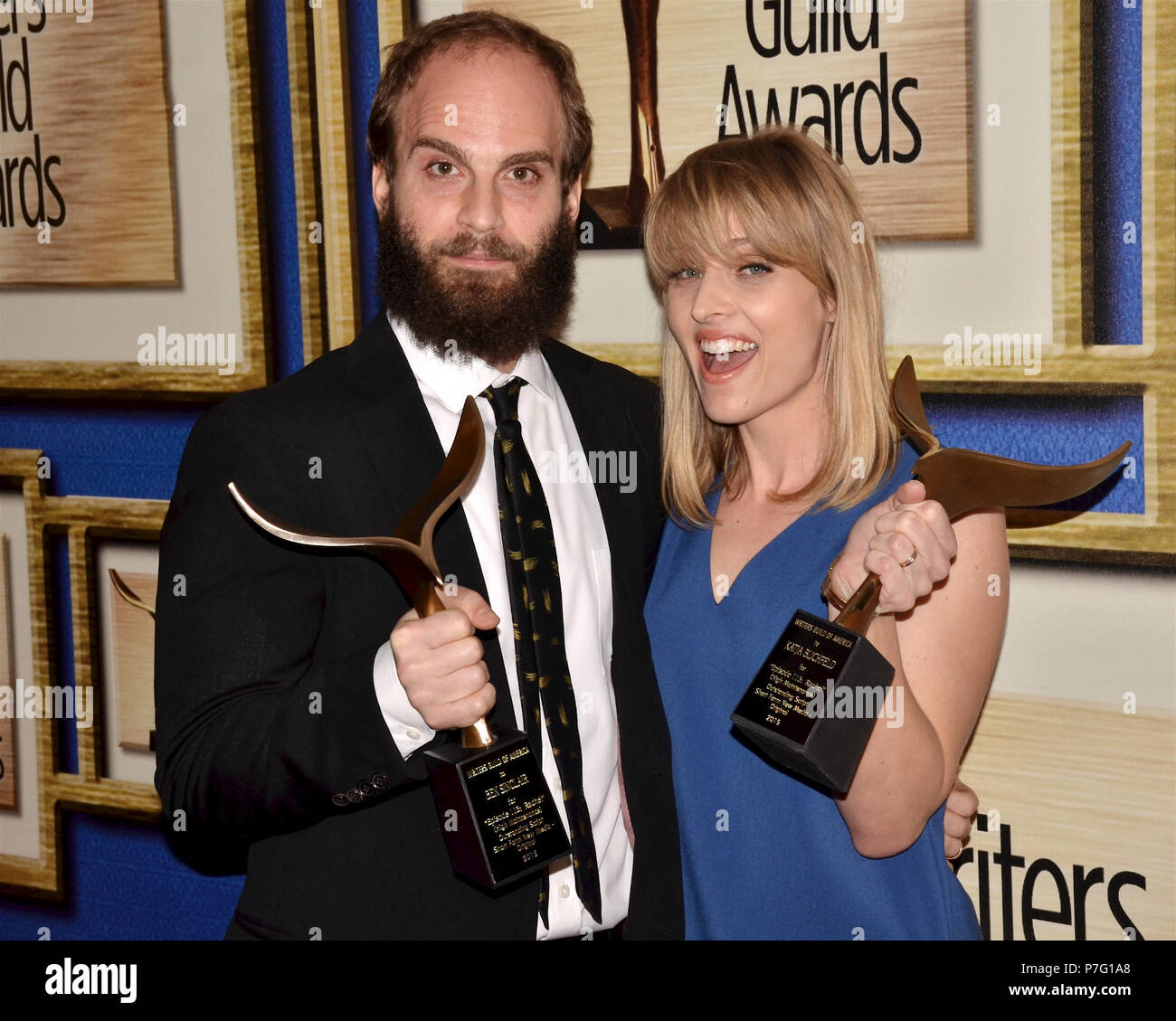May 11, 2015 - Beverly Hills, California, USA - BEN SINCLAIR and KATJA ...