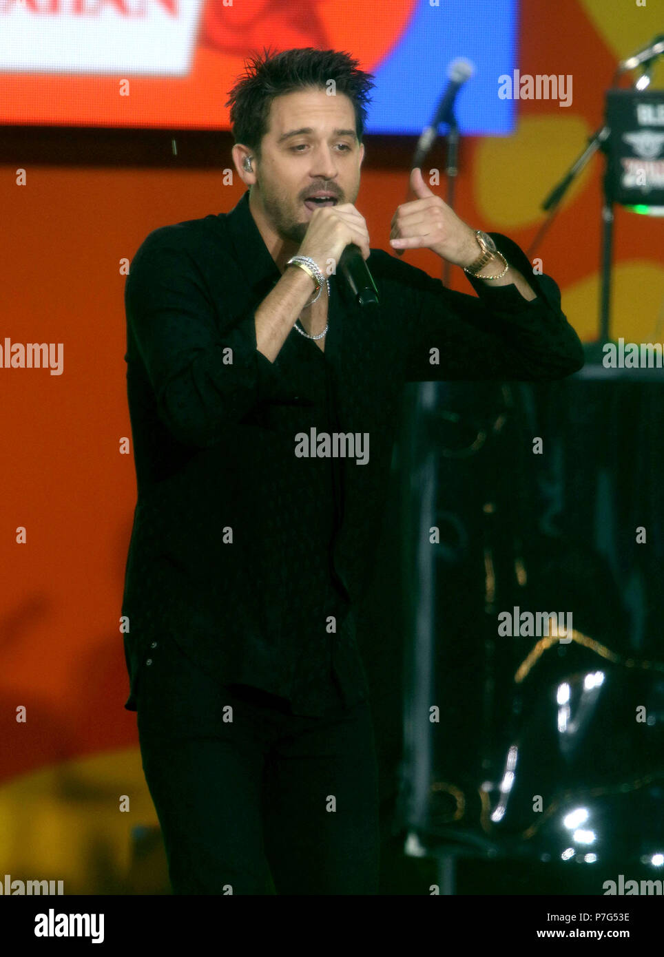 New York City, New York, USA. 6th July, 2018. Singer/rapper G-EAZY ...