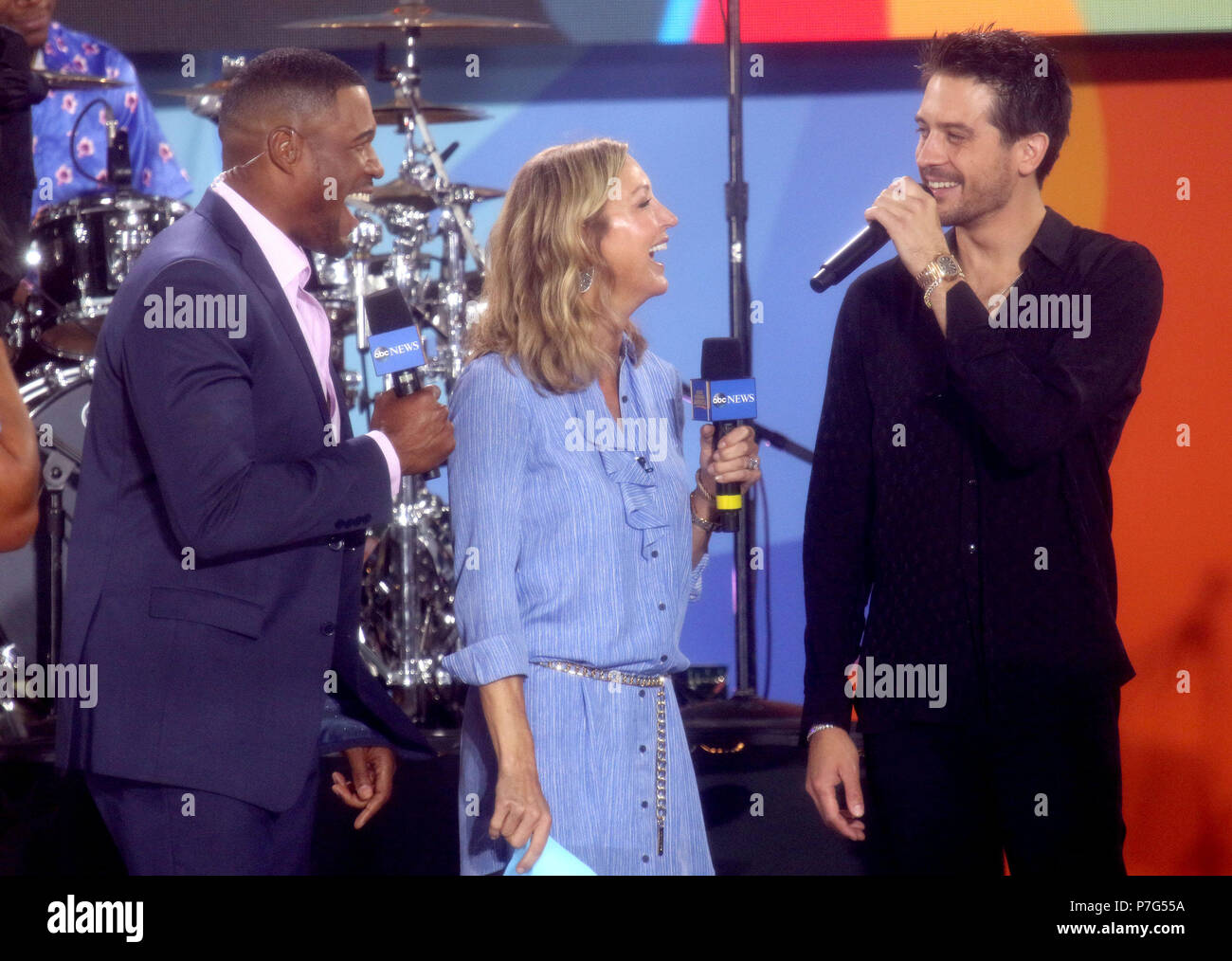 New York City, New York, USA. 6th July, 2018. GMA co-hosts MICHAEL ...