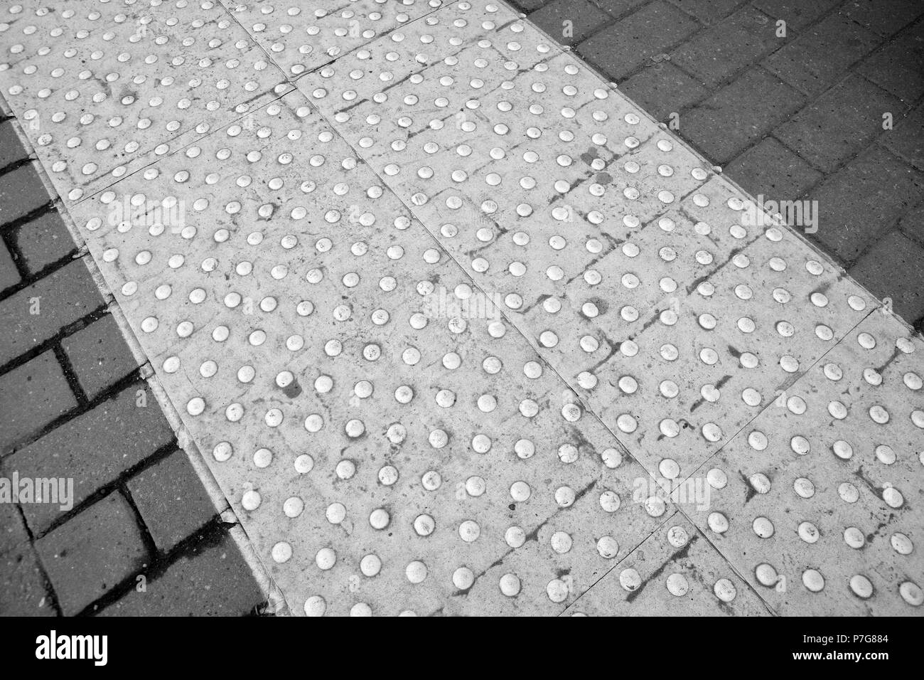 Tactile floor Black and White Stock Photos & Images - Alamy