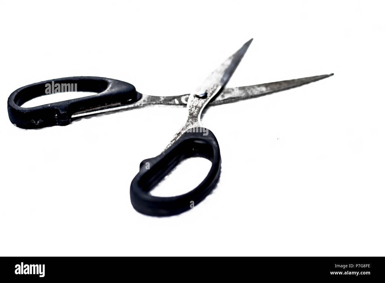 Professional scissors black handles hi-res stock photography and images ...