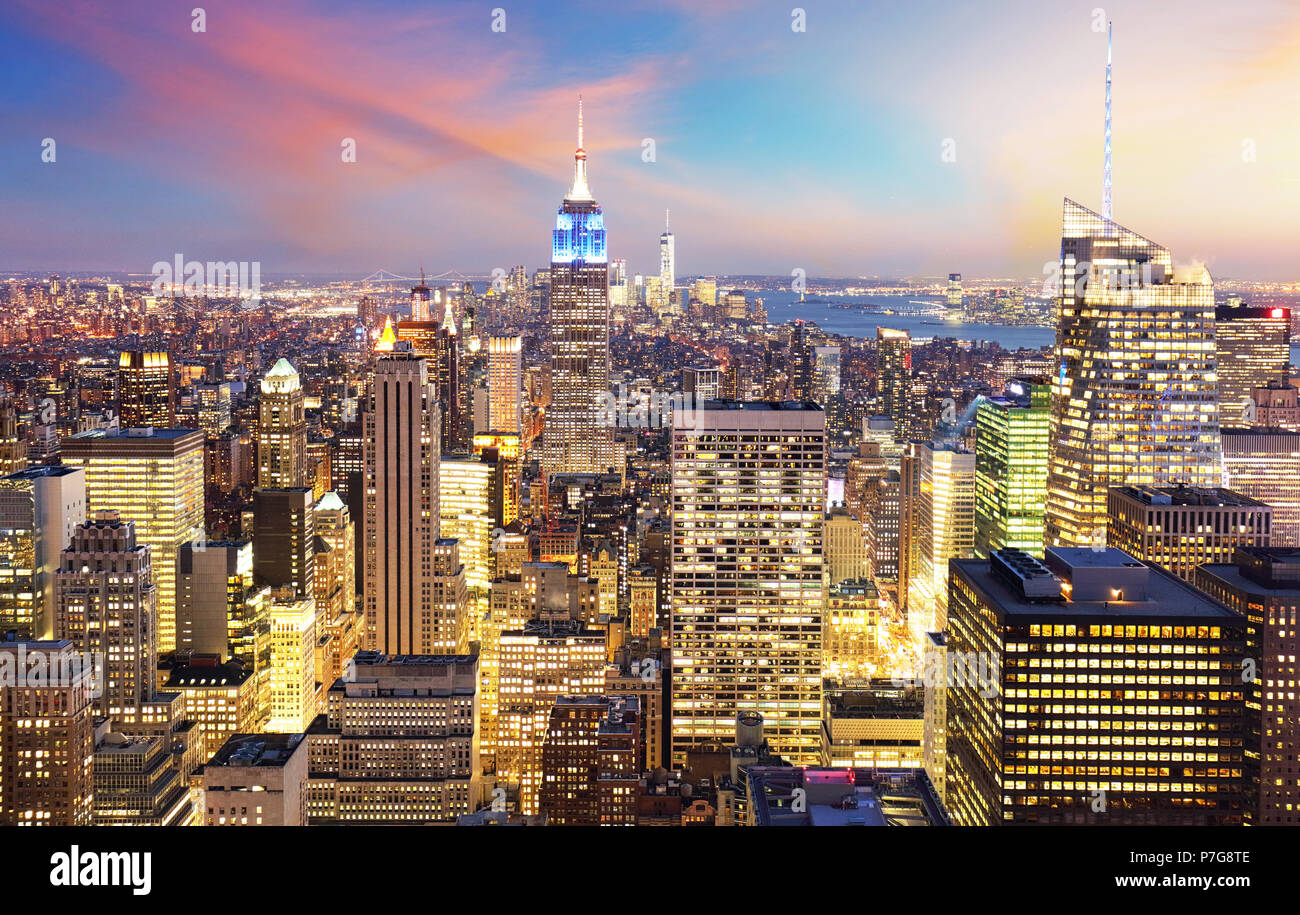 Lower manhattan aerial hi-res stock photography and images - Alamy