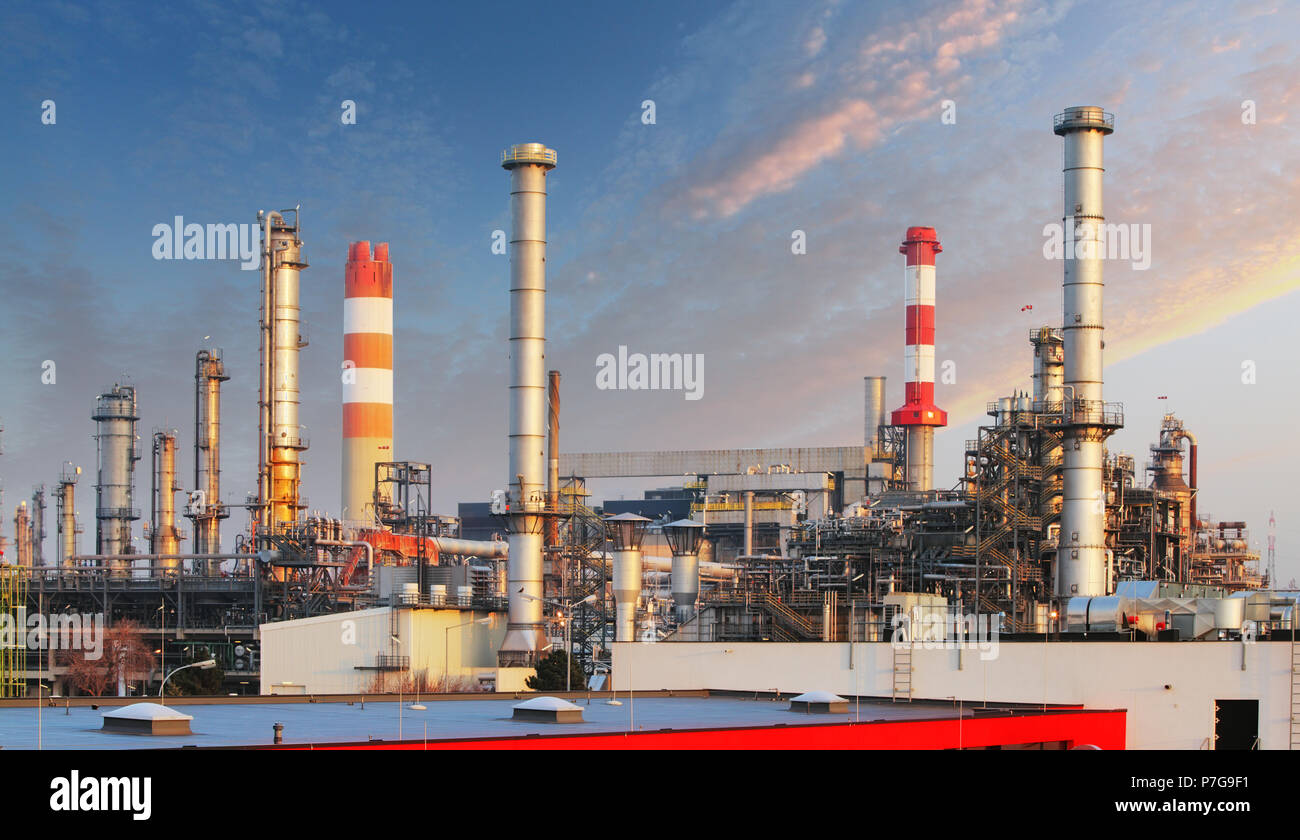 Oil Industry - Factory Stock Photo - Alamy