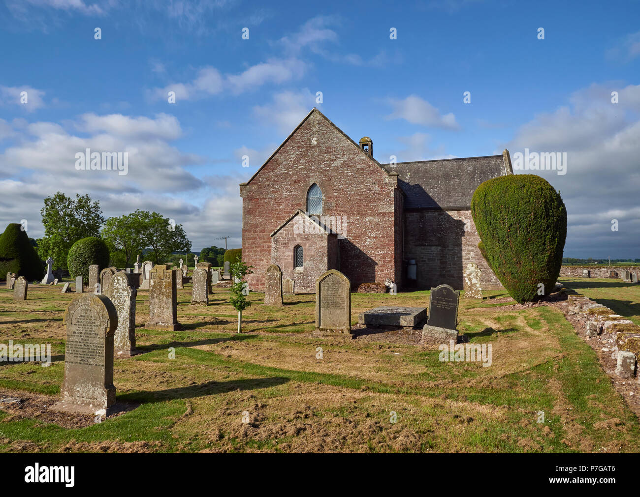 An end on View of Stracathro Parish Church situated in a Valley of ...