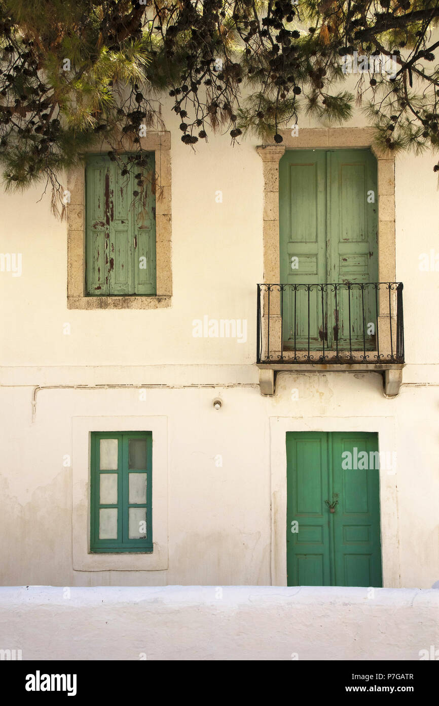Uninhabited traditional Venetian-style house in Mirties, Kalymnos ...