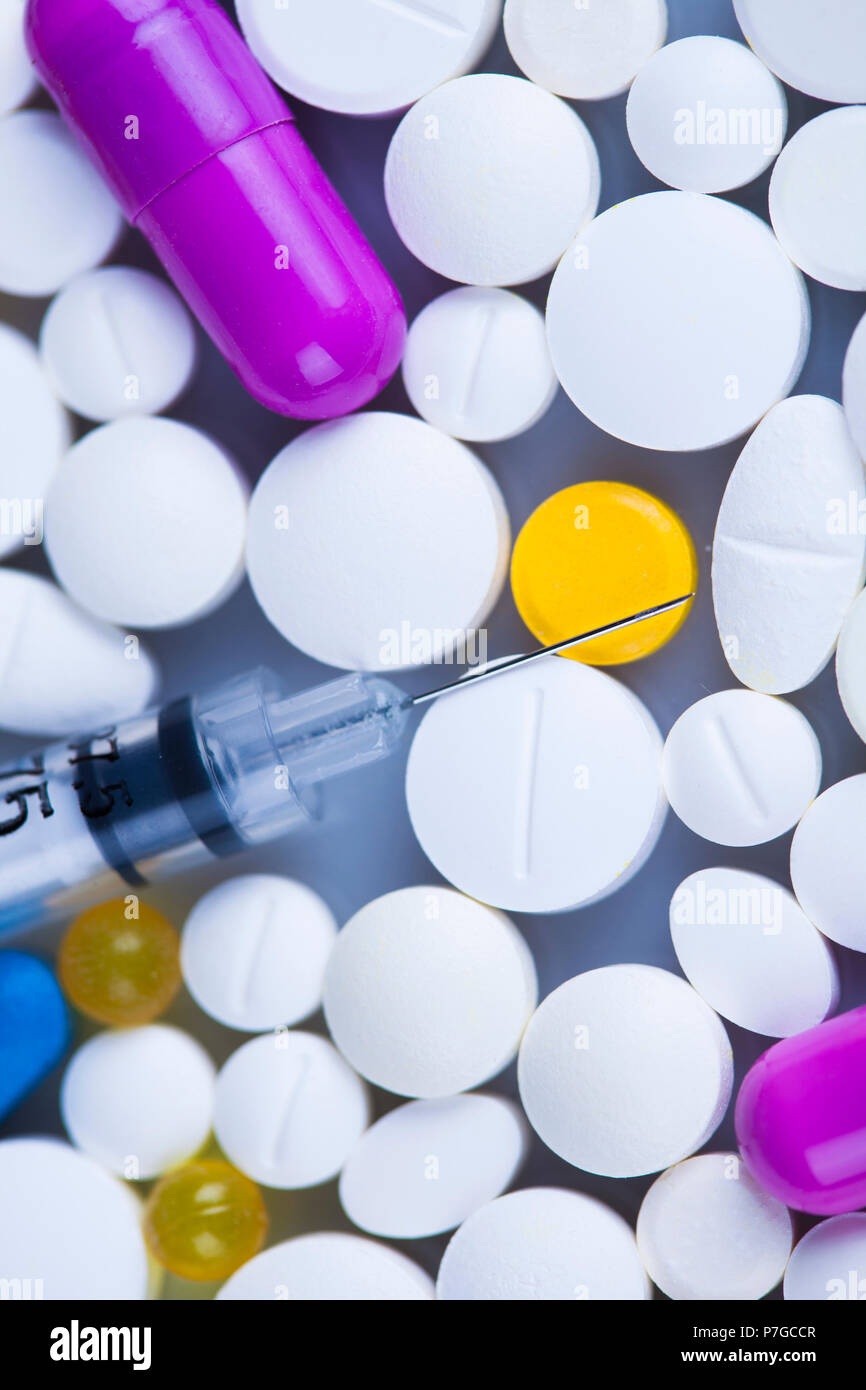 Closeup of medical capsule, healthy background Stock Photo - Alamy