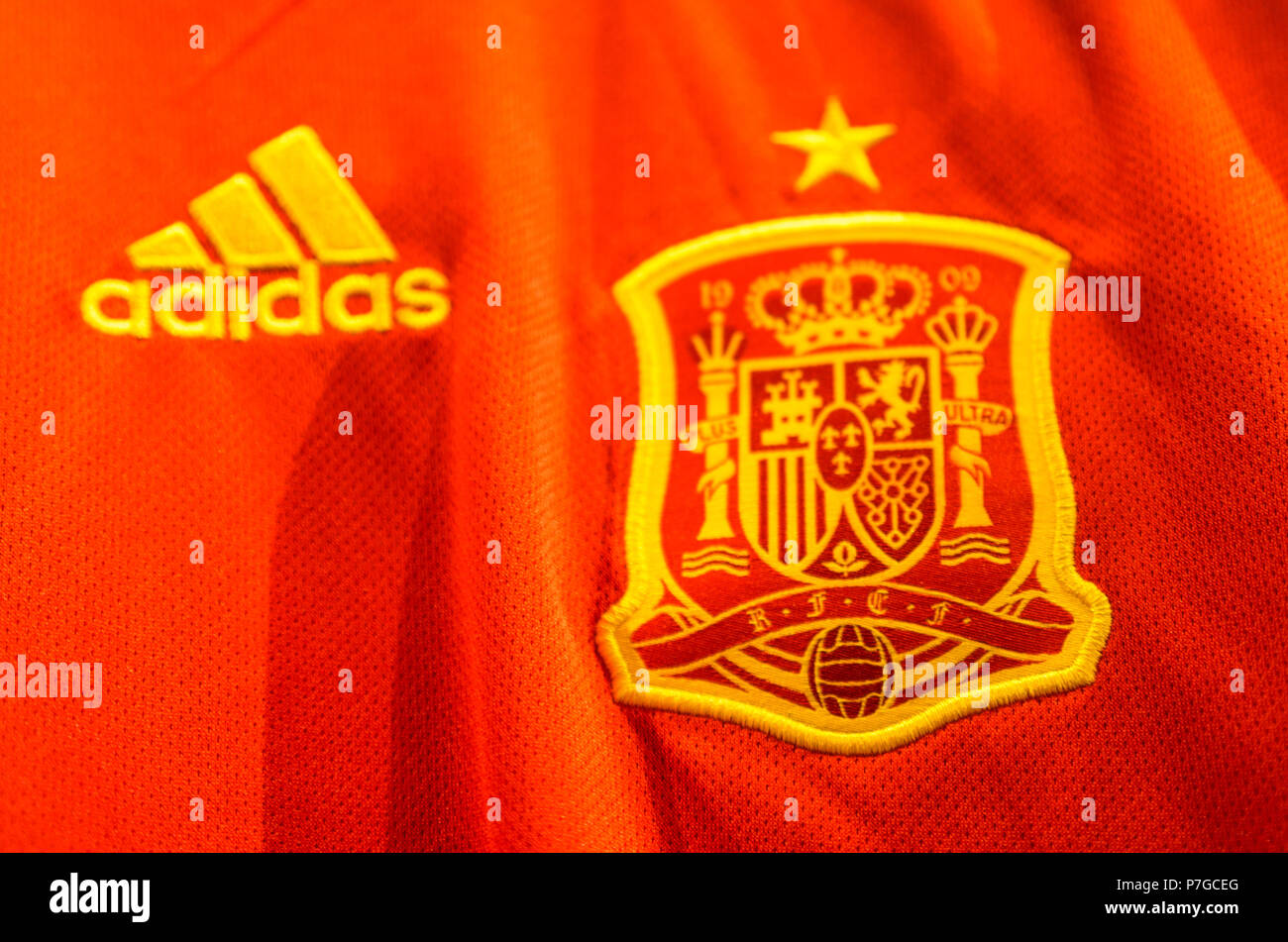 Spanish football team world cup hi-res stock photography and images - Alamy