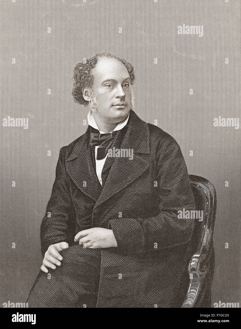 Daniel Maclise RA , 1806–1870. Irish artist and illustrator Stock Photo ...