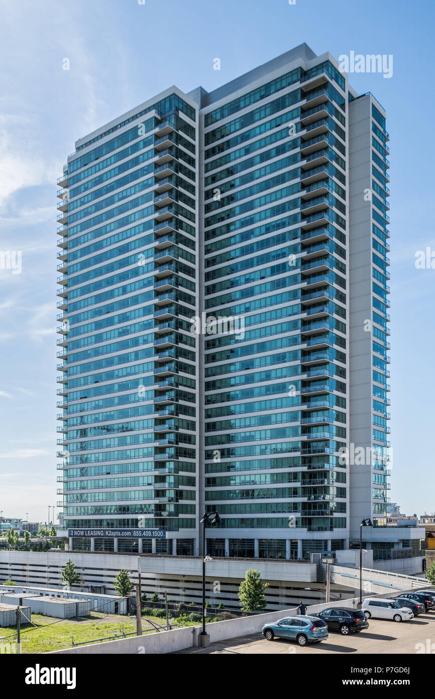 K2 Condominium building in the Fulton Market neighborhood Stock Photo ...