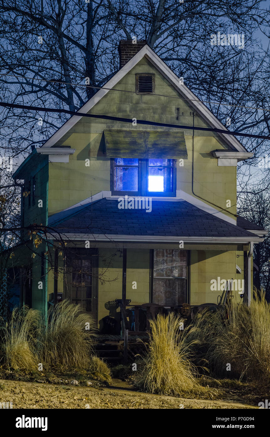 Typical american neighborhood hi-res stock photography and images - Alamy