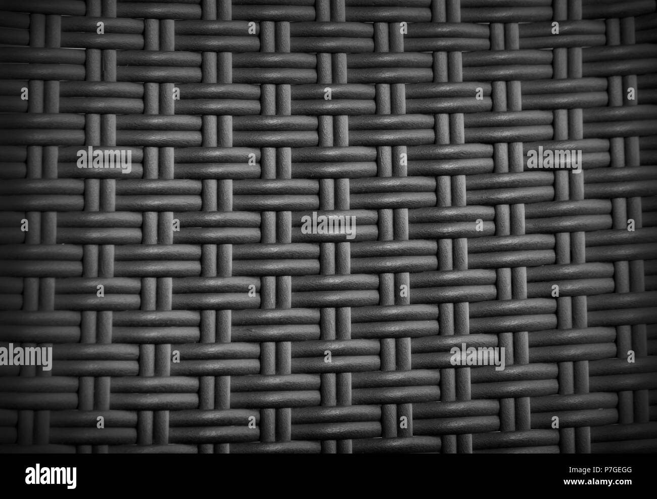 Black rattan weave texture background for your design Stock Photo - Alamy