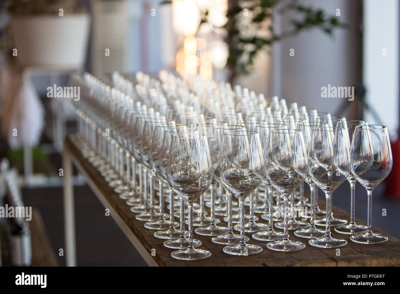 Champagne glasses stacked hi-res stock photography and images - Alamy