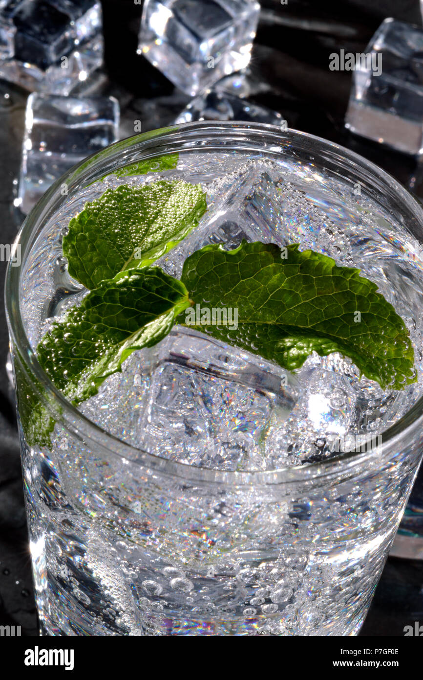minty cool drink Stock Photo - Alamy