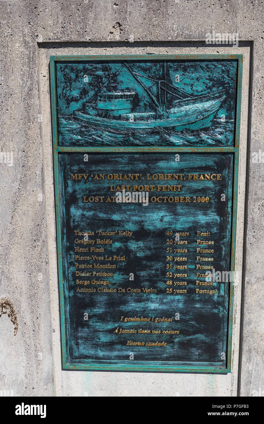 Ireland in the beautiful marina of Fenit in County Kerry Stock Photo ...