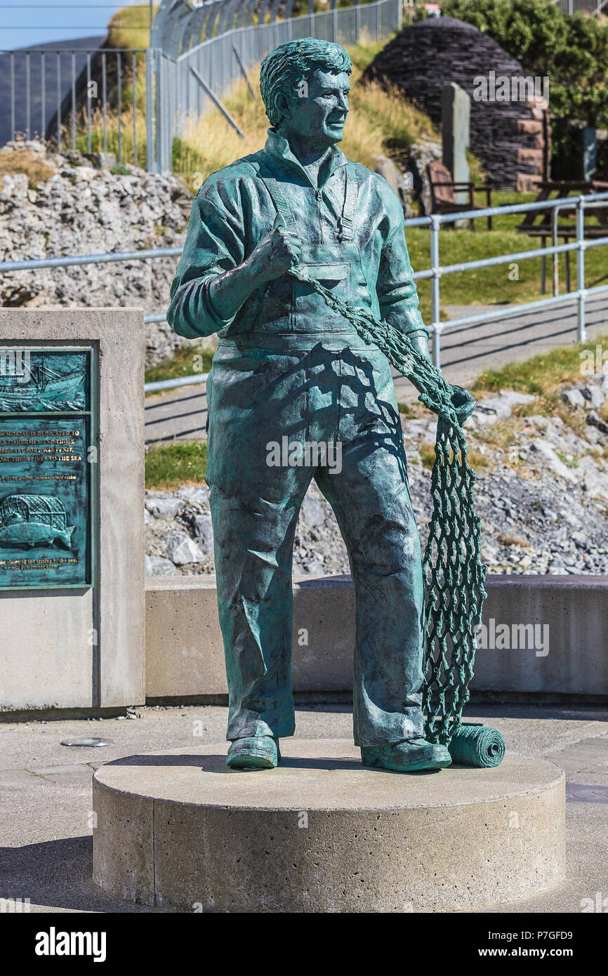 Ireland in the beautiful marina of Fenit in County Kerry Stock Photo ...